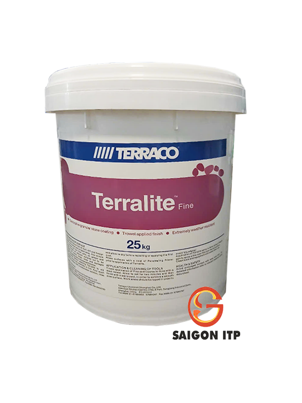 Sơn đá Terraco Terralite Fine 25Kg - SaiGon ITP