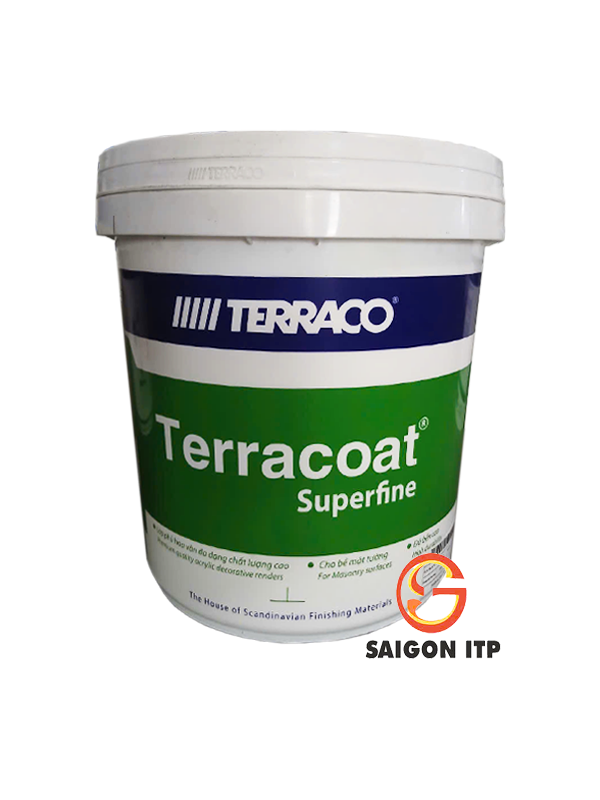 Sơn gai Terraco Terracoat Superfine 25kg - SaiGon ITP